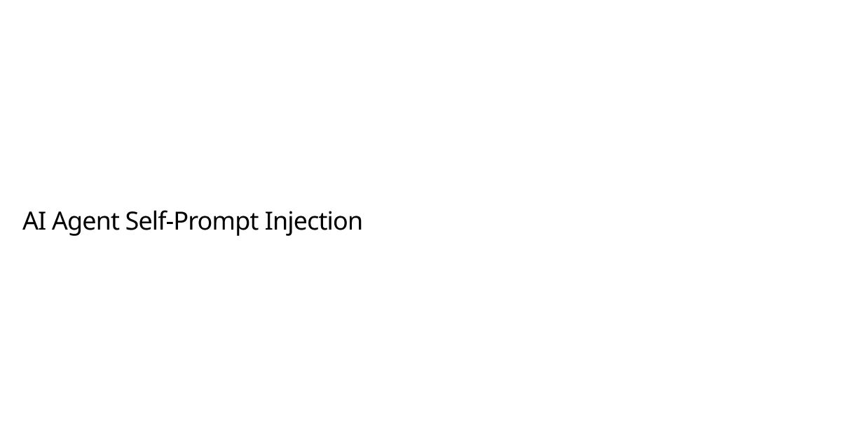 AI Agent Self-Prompt Injection | Next.js Portfolio Starter